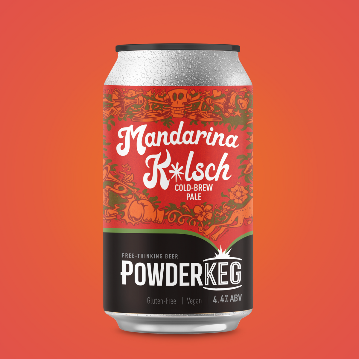 Mandarina K*lsch // Cold brew pale // 12 x 330ml – Powderkeg Beer